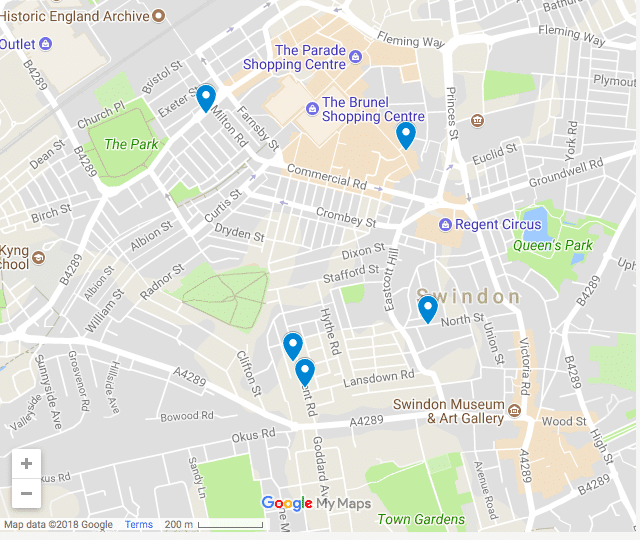 Blue Plaques in Swindon - Born Again Swindonian